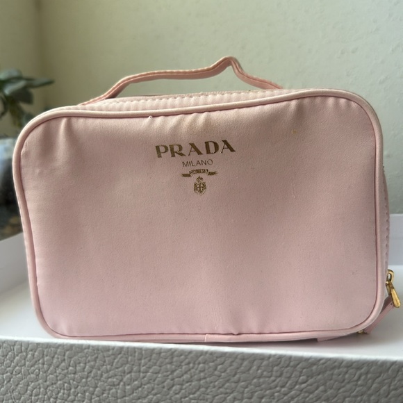 Prada | Bags | Prada Beauty Cosmetic Bag | Poshmark